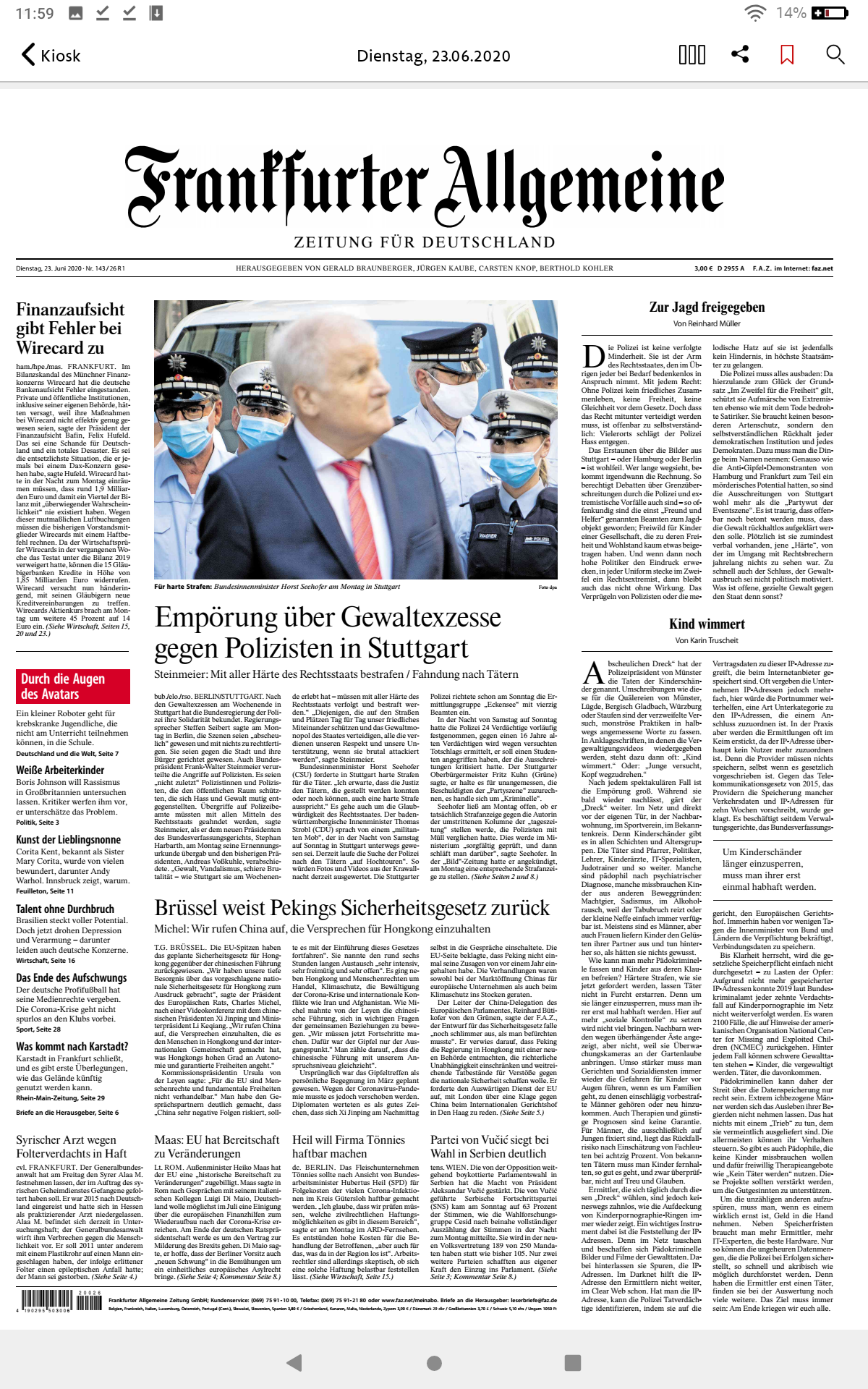 Faz Zeitung