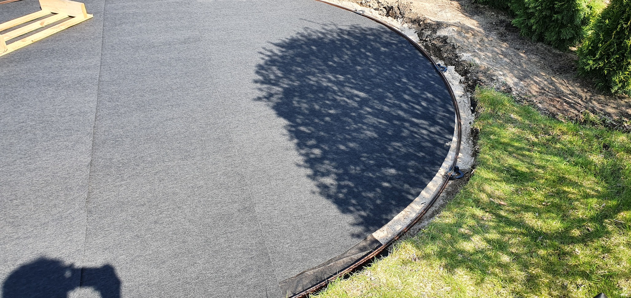 Looping-Lu Poolunterlage rund Unterlegvlies Durchmesser 366 cm wärmend ...