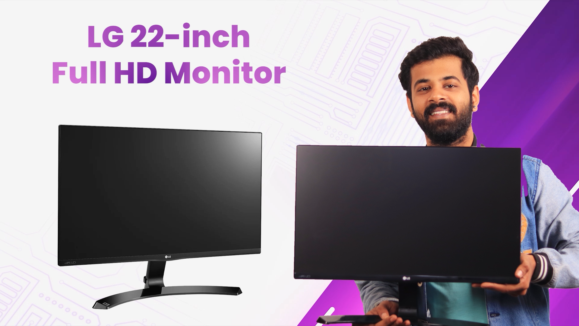 Watch LG 22Mp68Vq 22 Inch ﹙55 Cm﹚ LCD 1920 X 1080 Pixels IPS Monitor on ...