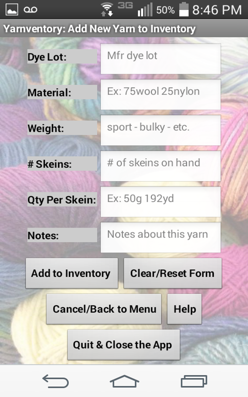 Yarnventory - App on Amazon Appstore