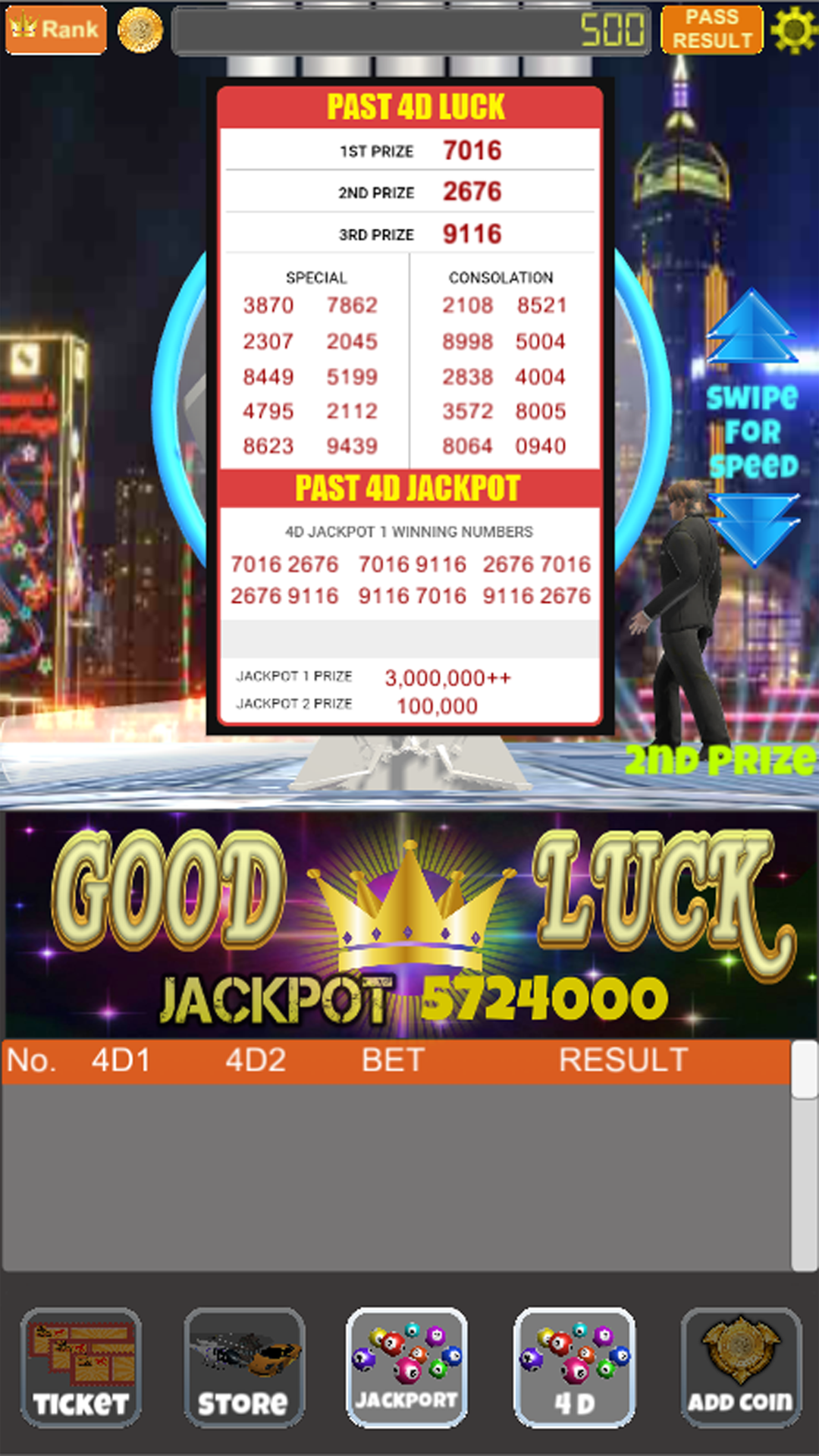 4D Live Lottery Game - App on the Amazon Appstore
