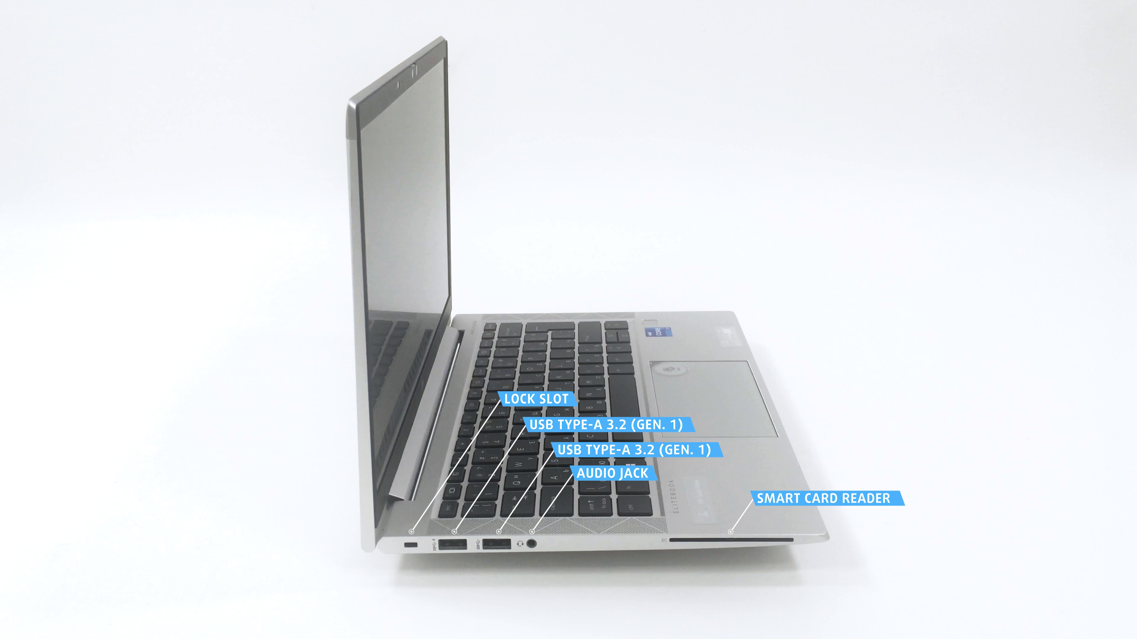 Watch HP EliteBook 830 G8 - Ports info and 360 degrees look on Amazon Live