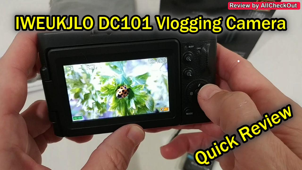 Watch IWEUKJLO DC101 Vlogging Camera 4K Digital Camera Full Review on ...