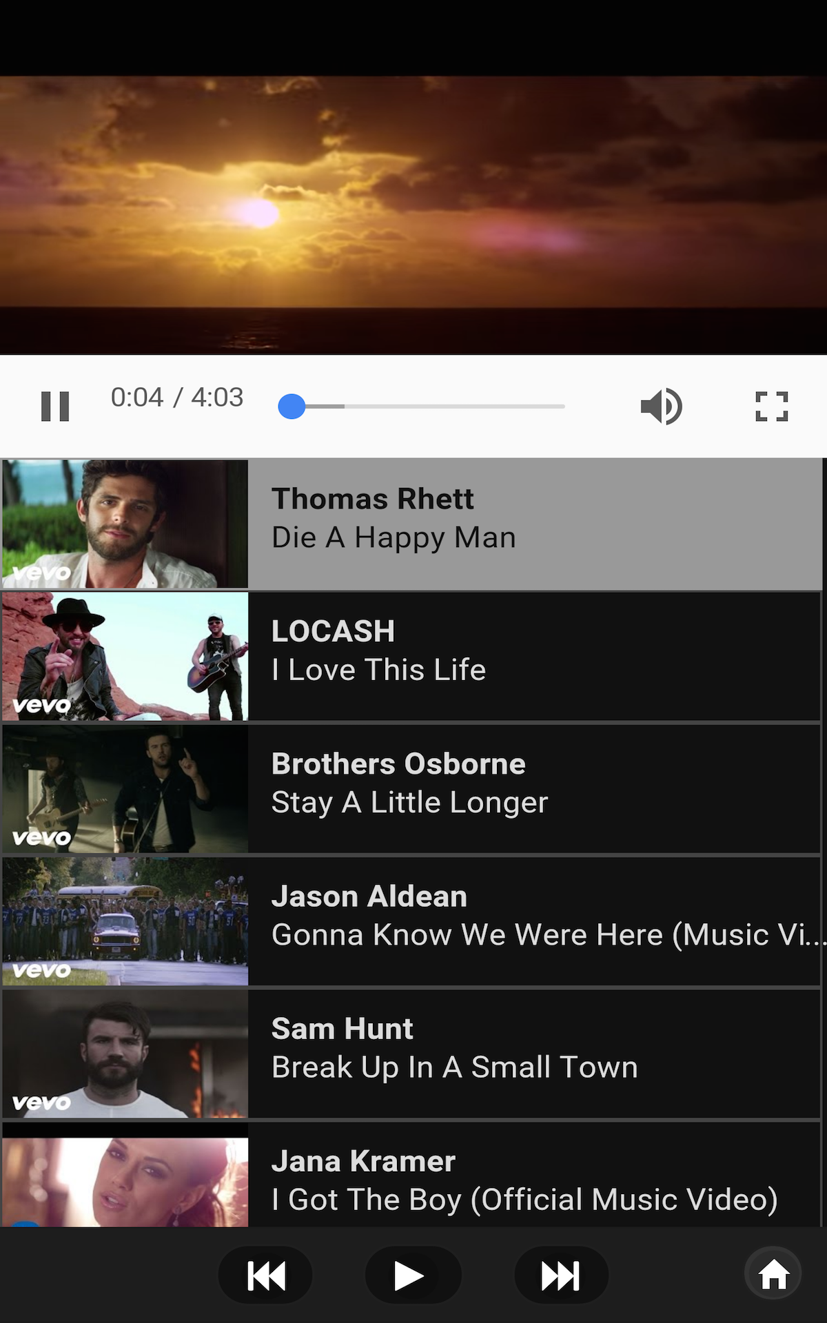 Top 30 Music Videos - App on Amazon Appstore