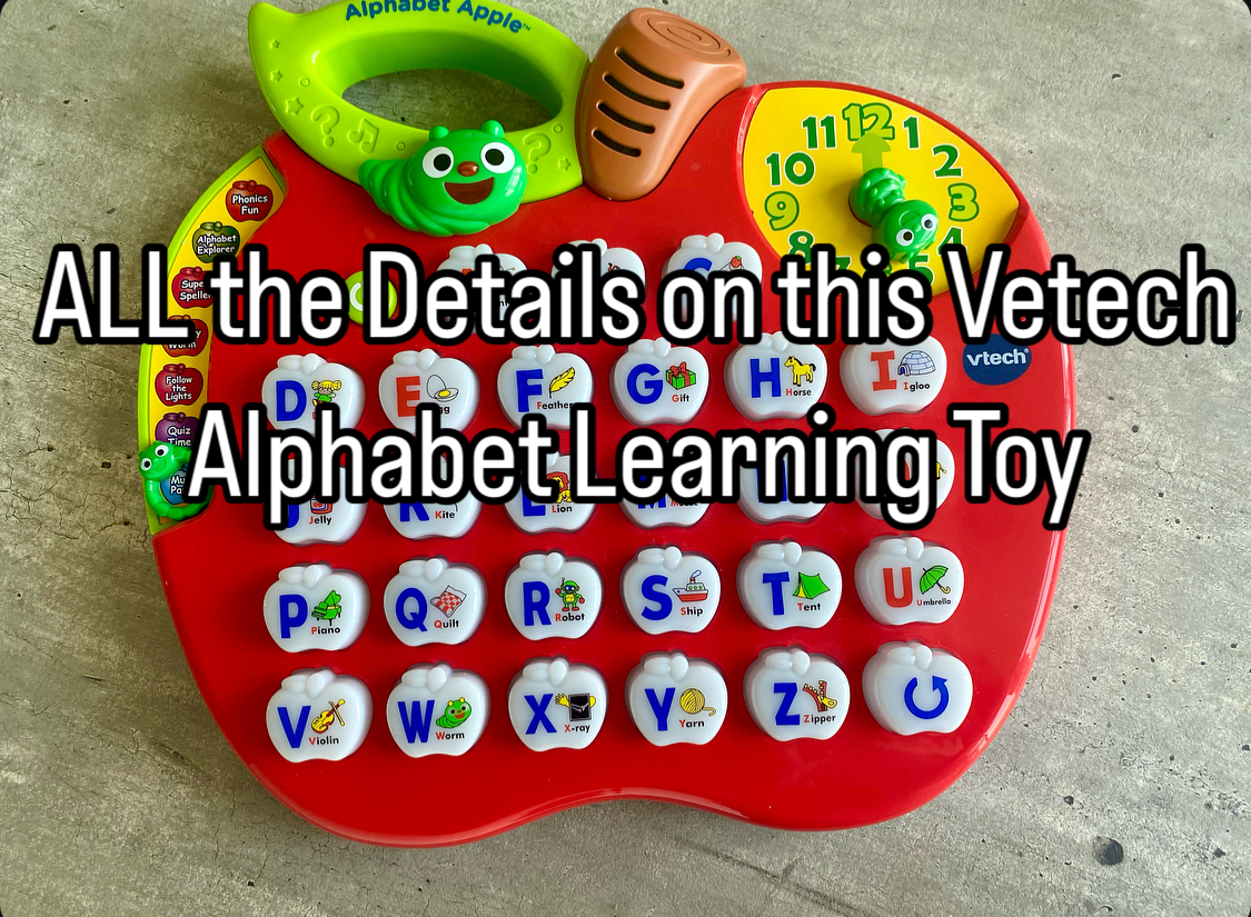 Watch All The Details on this Vetch Alphabet Learning Toy on Amazon Live