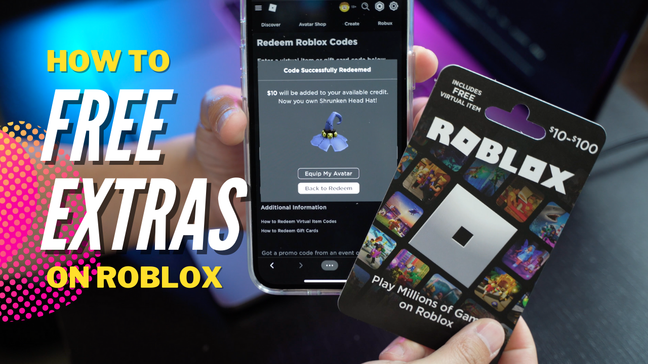 Watch How to redeem on iOS Robux with FREE Extras! on Amazon Live