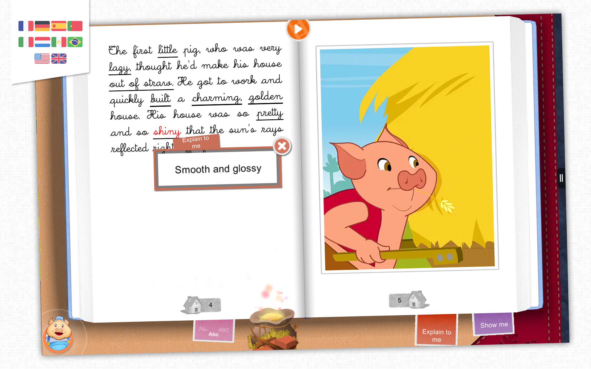 The Three Little Pigs HD - Interactive book for kids - App on the ...
