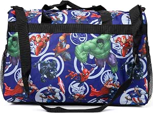 Amazon.com | Marvel Duffel Travel Bag Spider-man Thor Hulk Iron Man All ...