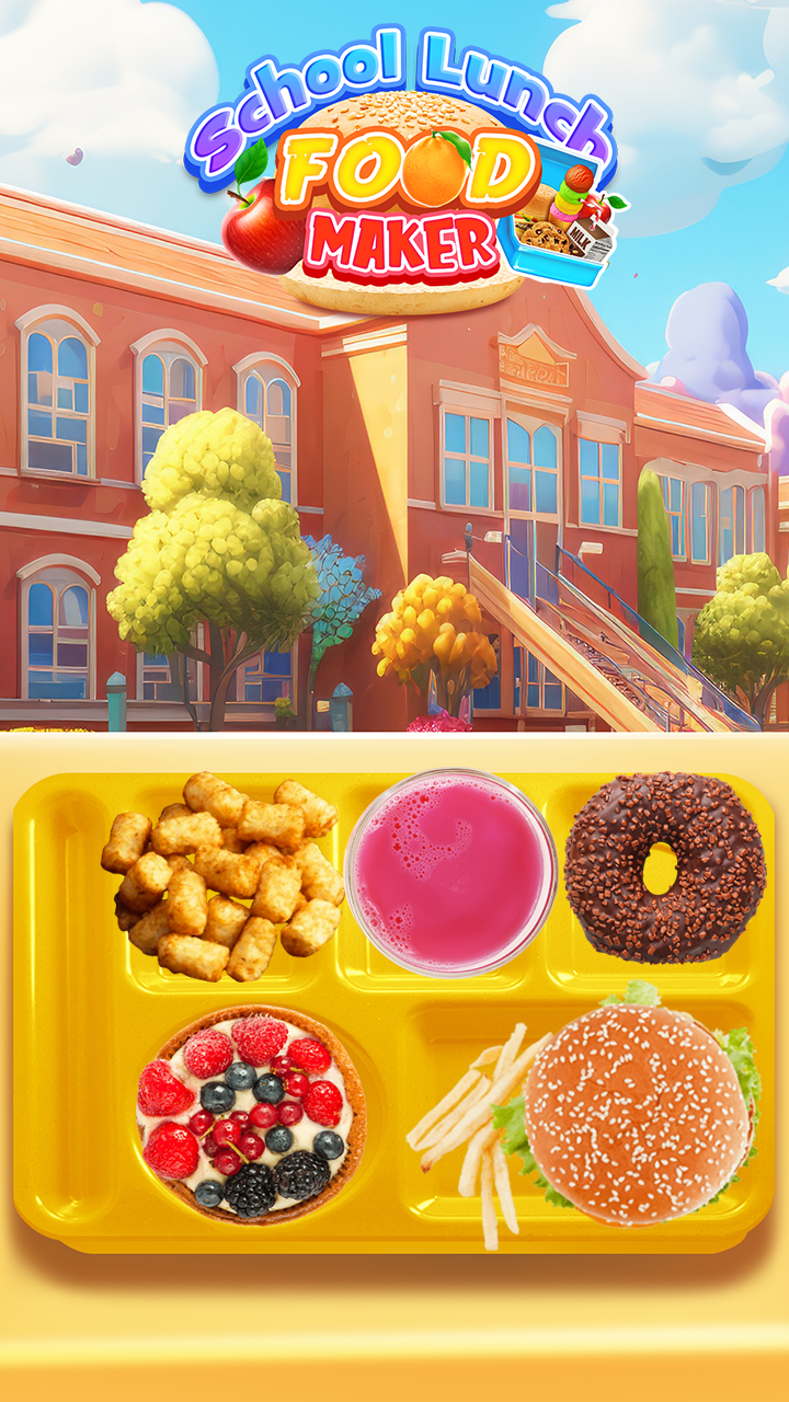 School Lunch Food Maker - Kids Cooking Games FREE - App on Amazon Appstore