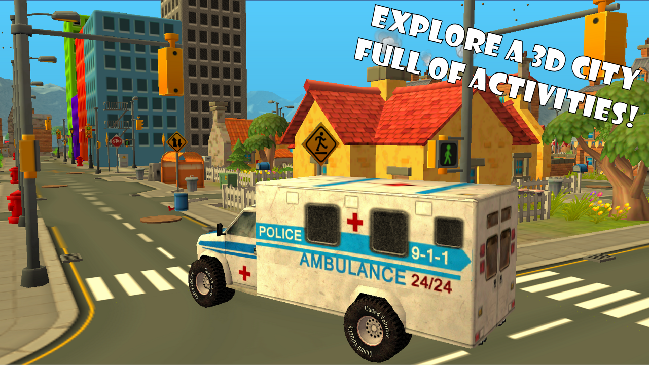 Ambulance Race & Rescue! 3D Adventure Sim - App on Amazon Appstore