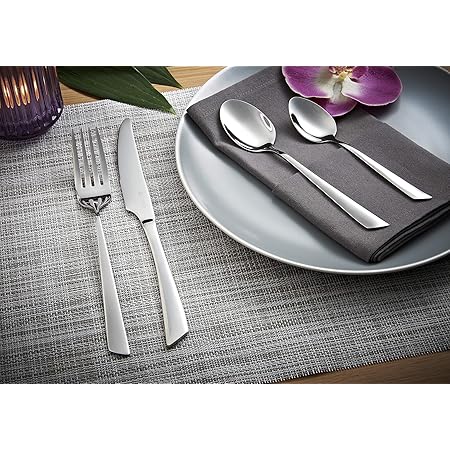 Viners 24 Piece Stainless Steel Cutlery Set. Viners Splendour Hammered ...