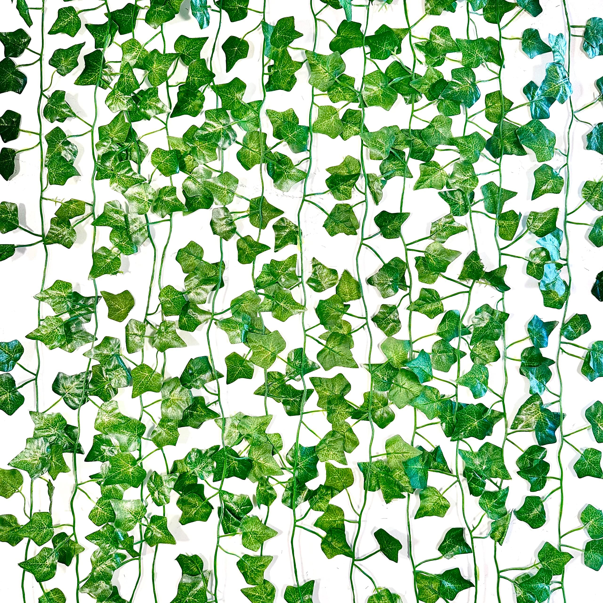 Amazon.com: 12 Pack 84 Feet Fake Ivy Leaves Artificial Garland Greenery ...