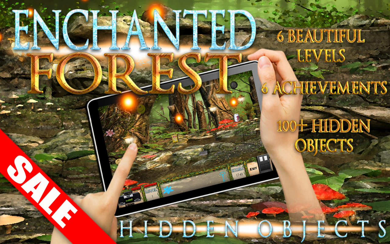 Enchanted Forest Hidden Objects Fantasy Kids Game (Kindle Tablet ...