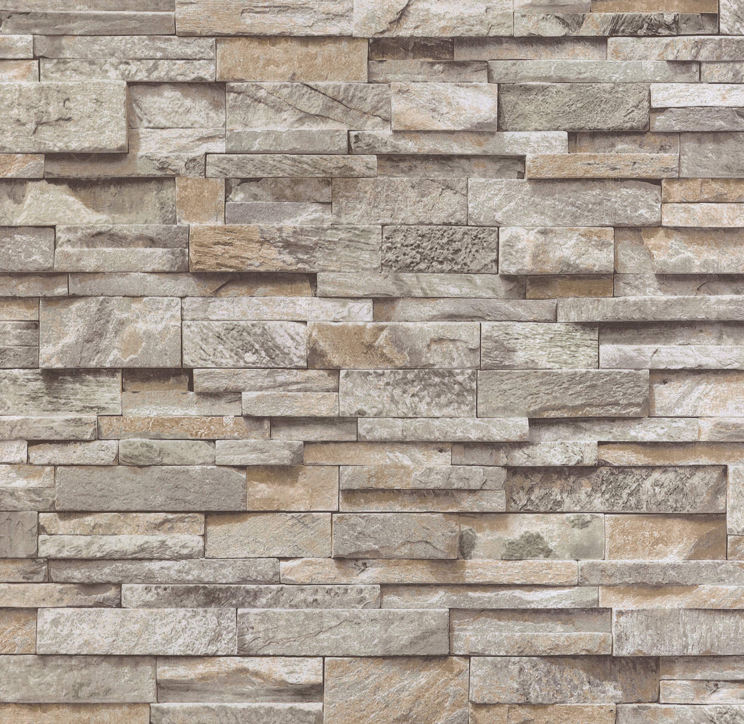 Sweet & Cool Slate Stone Natural Wallpaper : Amazon.co.uk: DIY & Tools