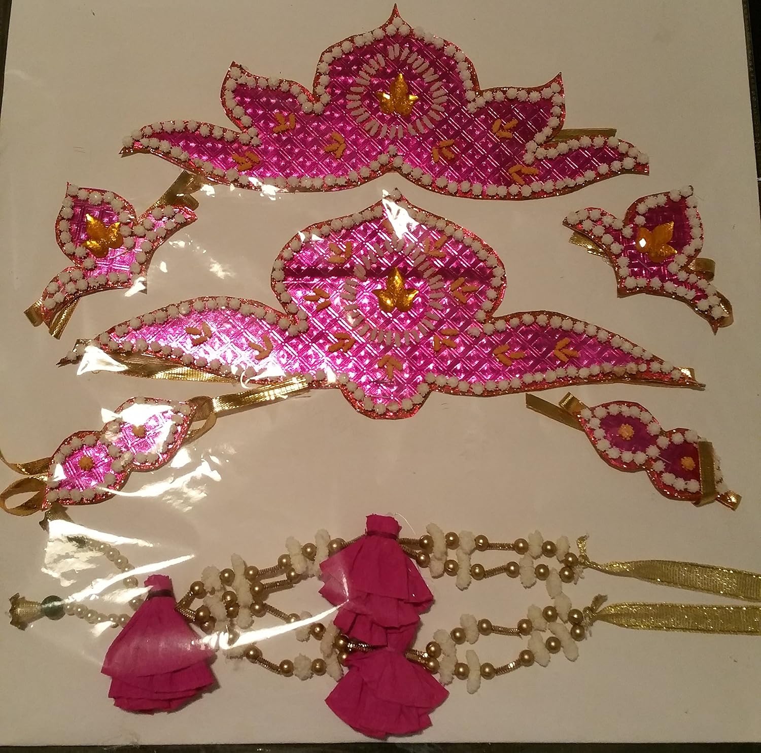 Amazon.com: India Utsav Halwa Dagine | Sugar Bead Jewelry| Sankranti ...