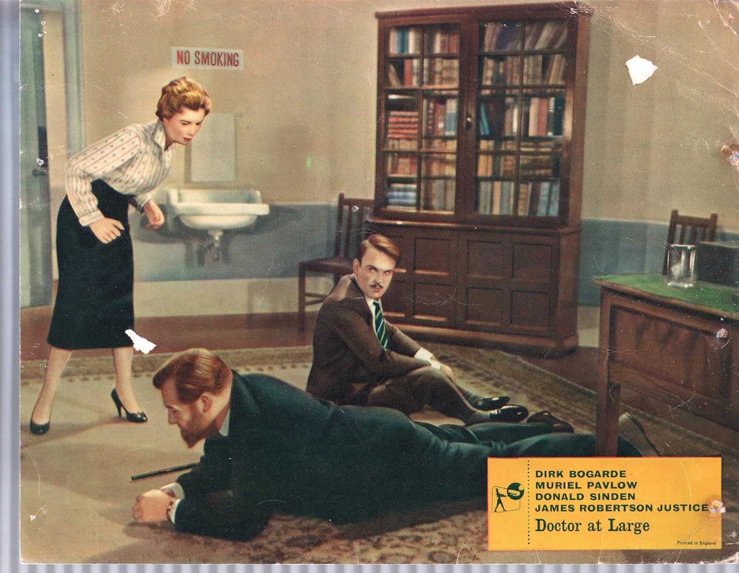 Amazon.com: MOVIE POSTER: Doctor At Large-11"x14"-Color-Lobby Card ...
