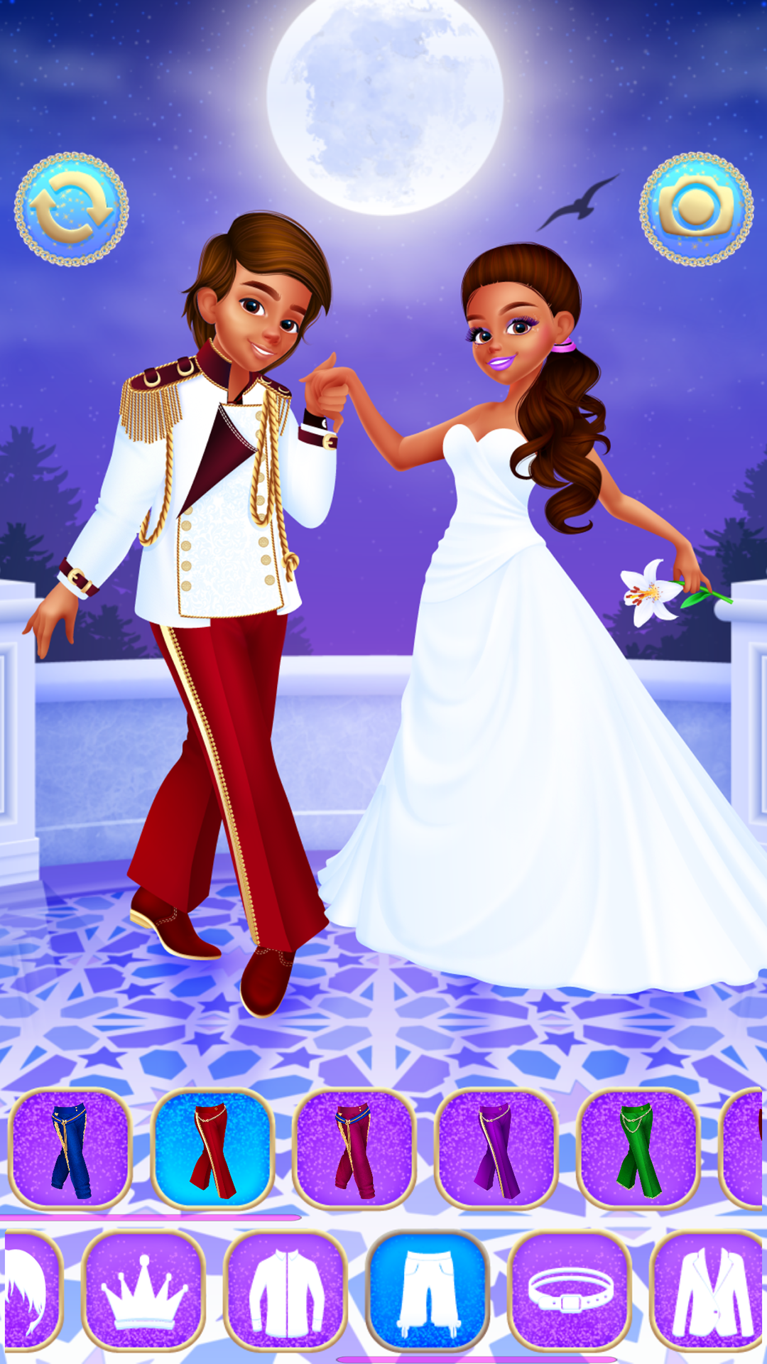Cinderella and Prince Charming Dress Up - Princess Fashion Salon:Amazon ...