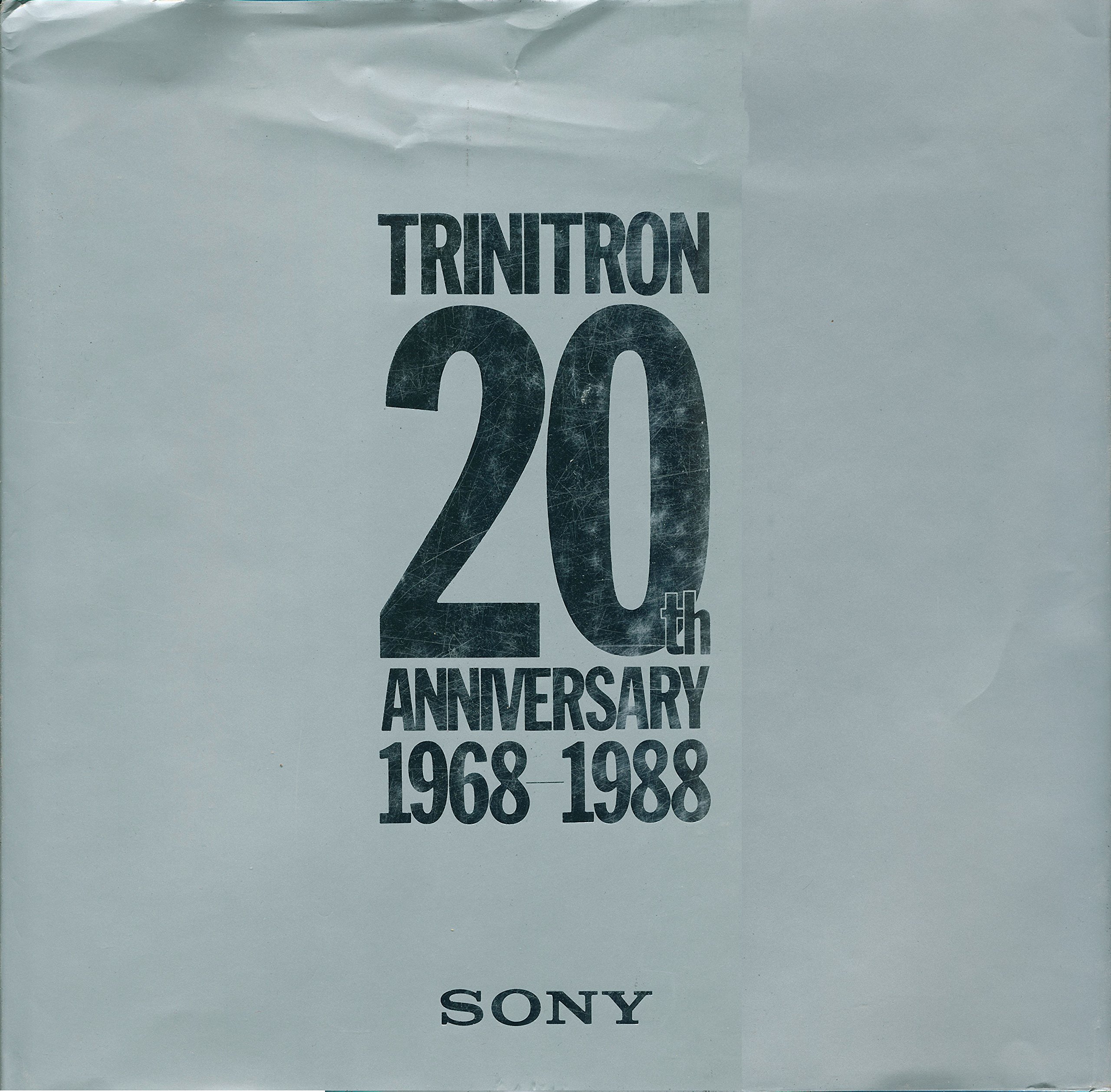 Buy SONY TRINITRON 20th Anniversary 1968-1988 (TEXT in Japanese and ...