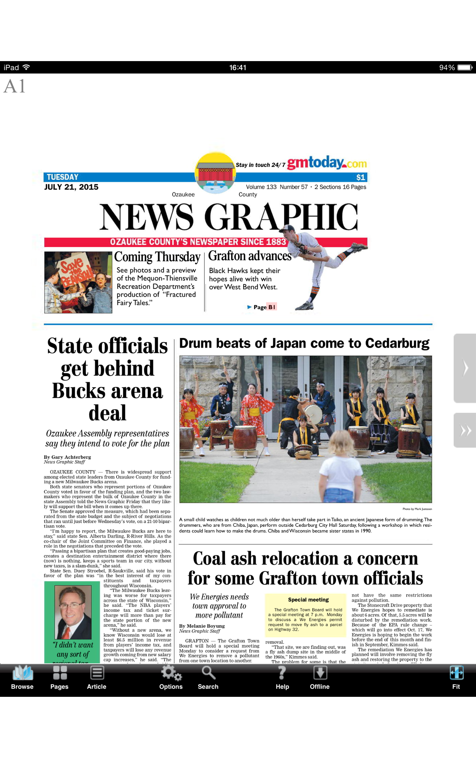 Cedarburg News Graphic:Amazon.com.au:Appstore for Android