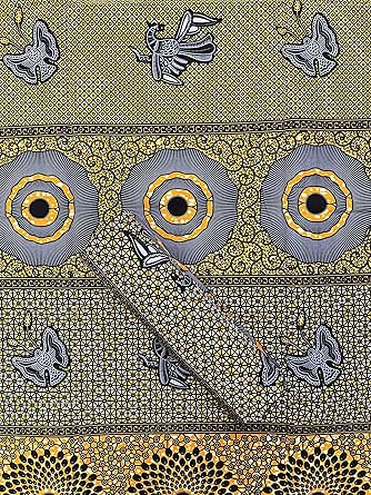 Amazon.com: African Print Fabric | African Fashion Print 100% Cotton ...