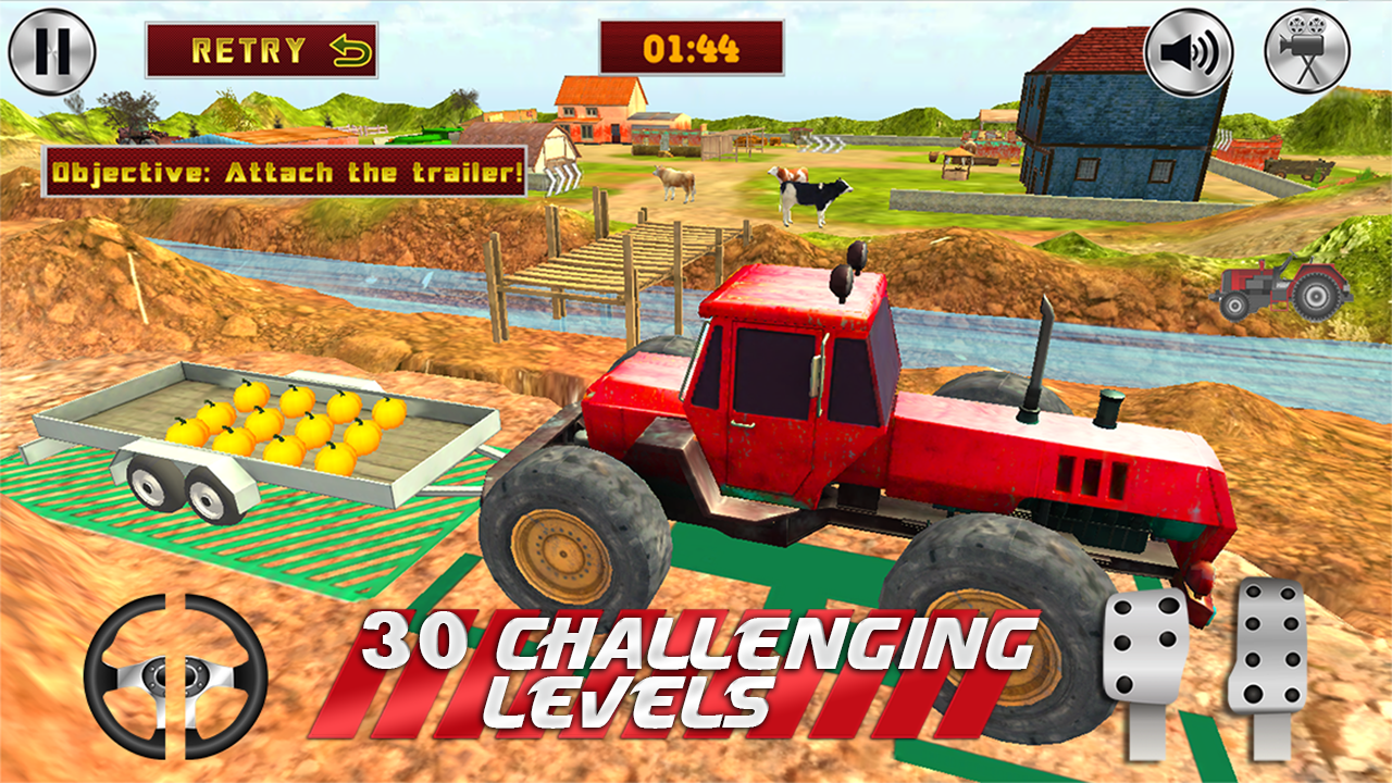 3D FARM TRACTOR PARKING SIMULATOR - App on Amazon Appstore