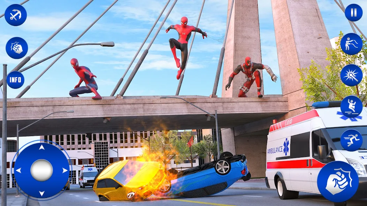 Spider Rope Hero Open World-City Spider Defender - Guardian Game- Fight ...