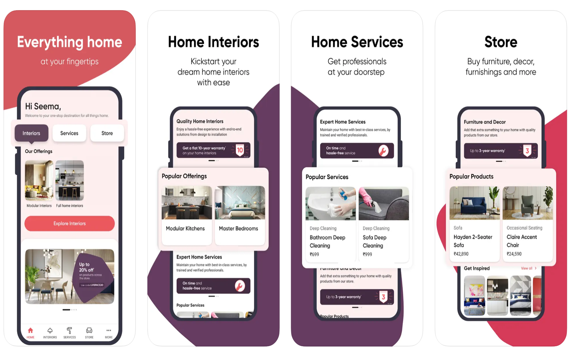 Livspace - For everything home - App on Amazon Appstore