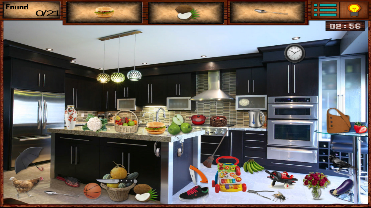 Aplicación Hidden Object Kitchen en Amazon Appstore