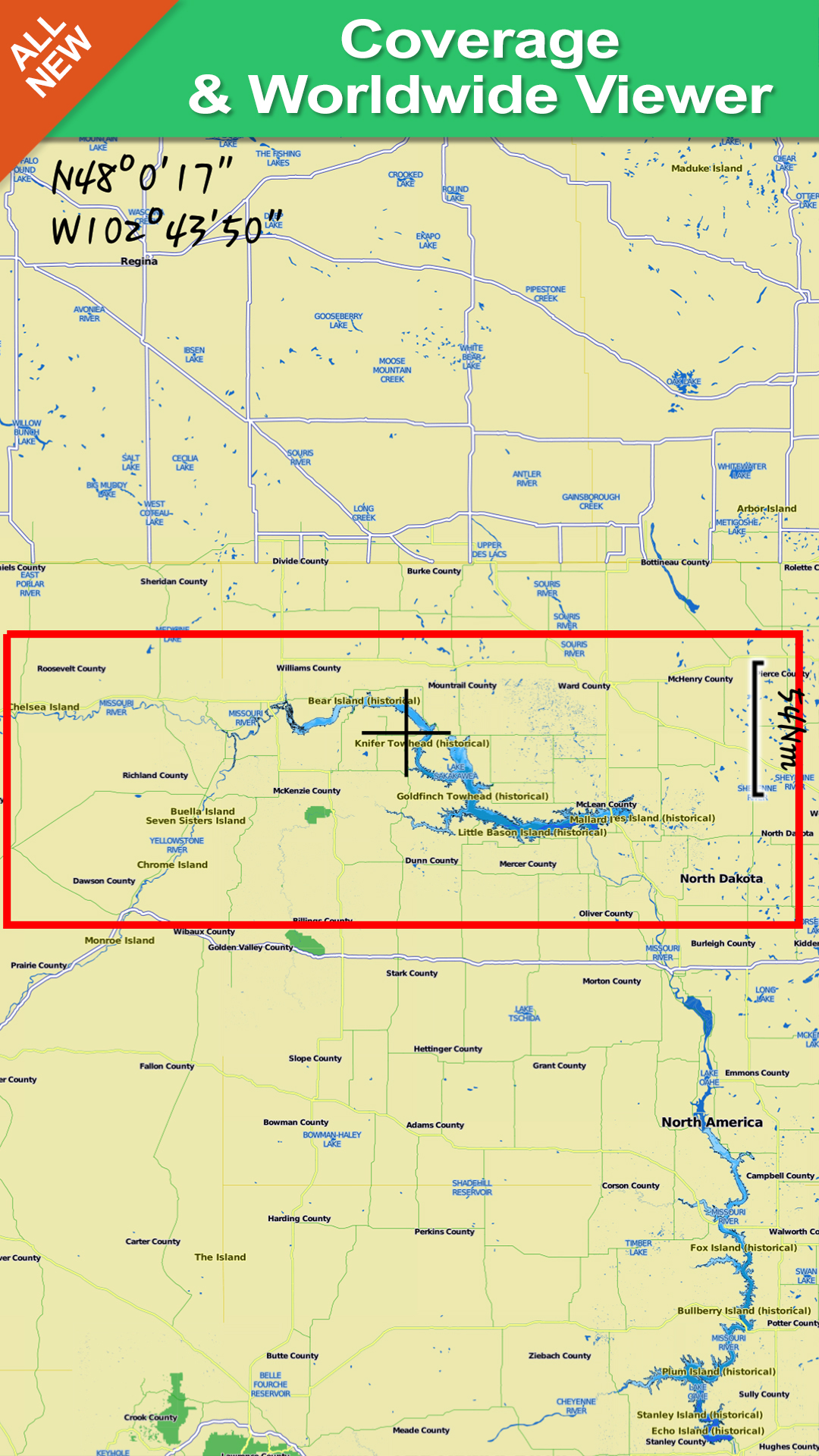 Detailed Map Of Lake Sakakawea Lake Sakakawea North Dakota Custom Lake