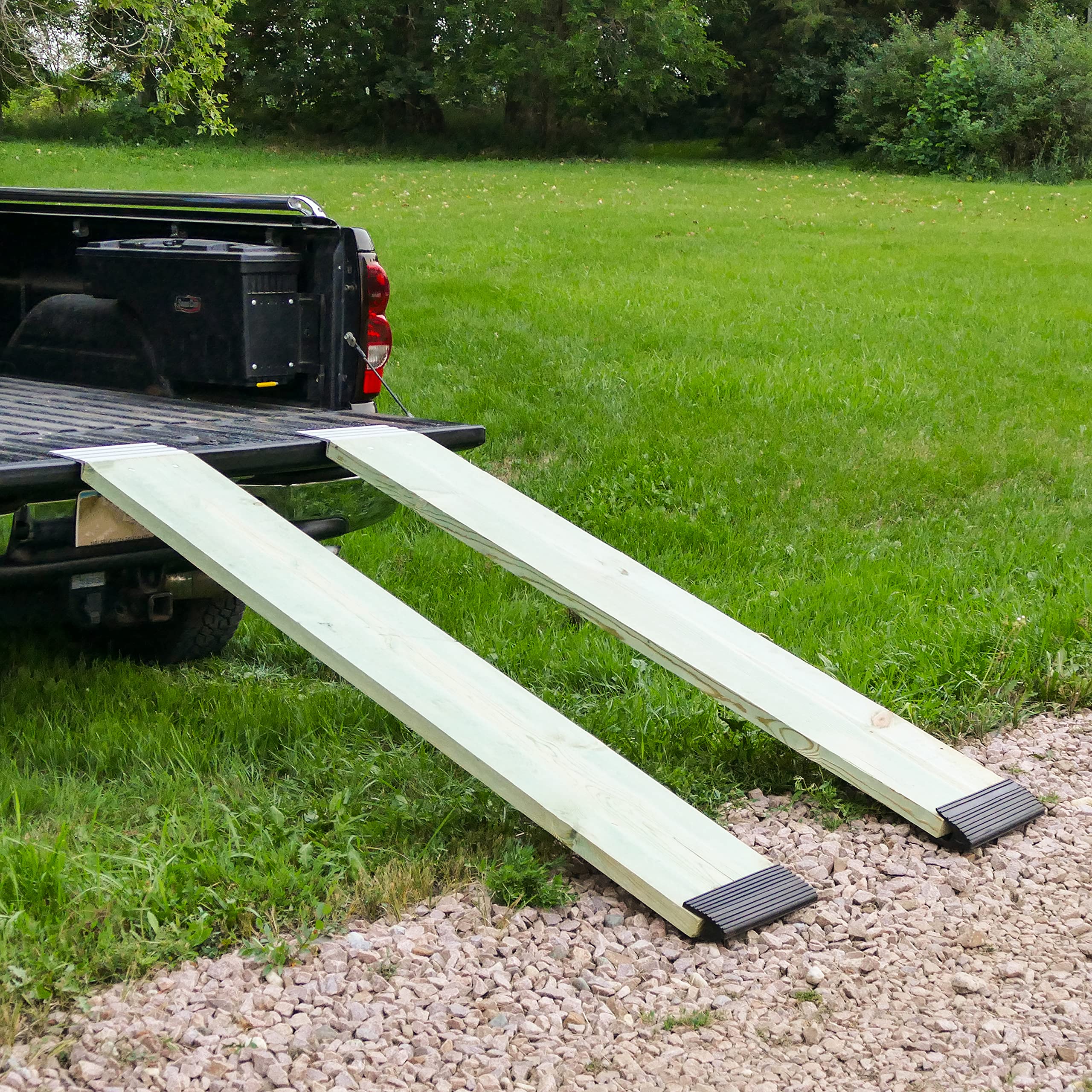 Snapklik.com : BISupply Aluminum Ramp Kit12in Truck Ramp Brackets And ...