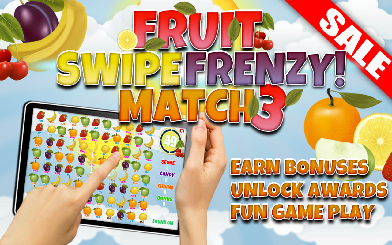 Fruit Swipe Frenzy Match 3 Puzzle Game (Kindle HD Edition) - App on ...