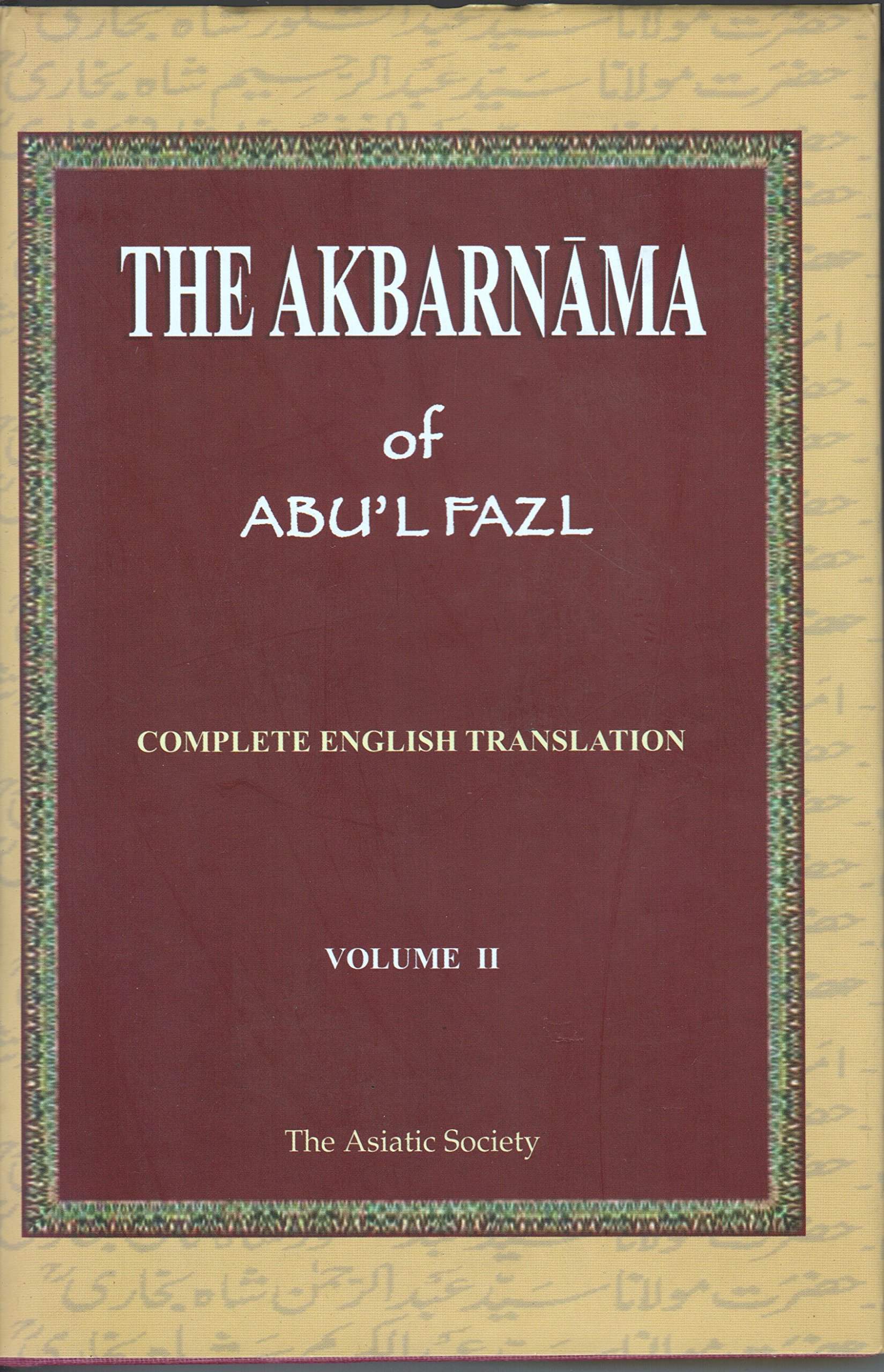 The Akbarnama of Abul Fazal vol 2 : H. Beveridge: Amazon.in: Books
