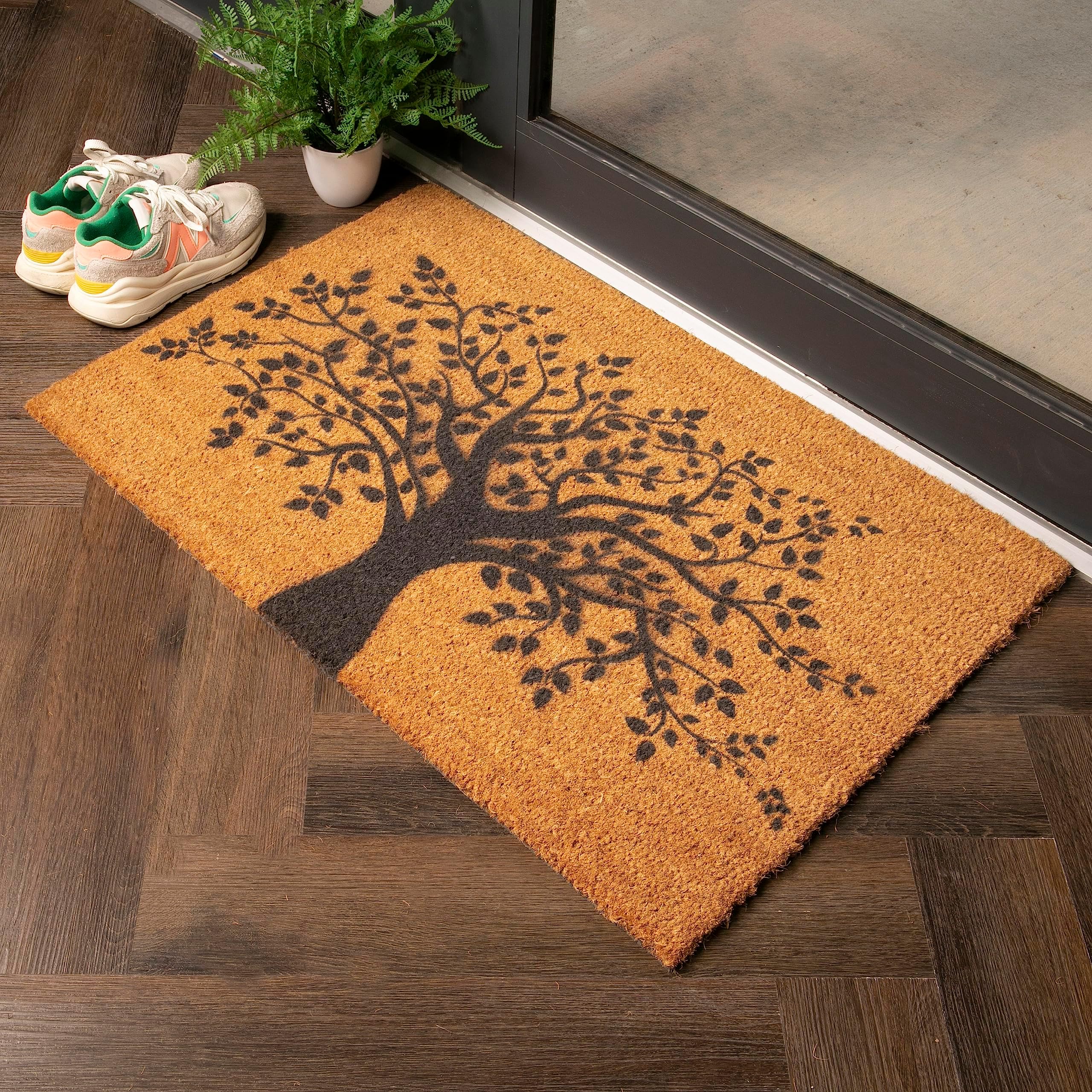 Amazon.com: Country Home Tree of Life Extra Grey Doormat Indoor Outdoor ...
