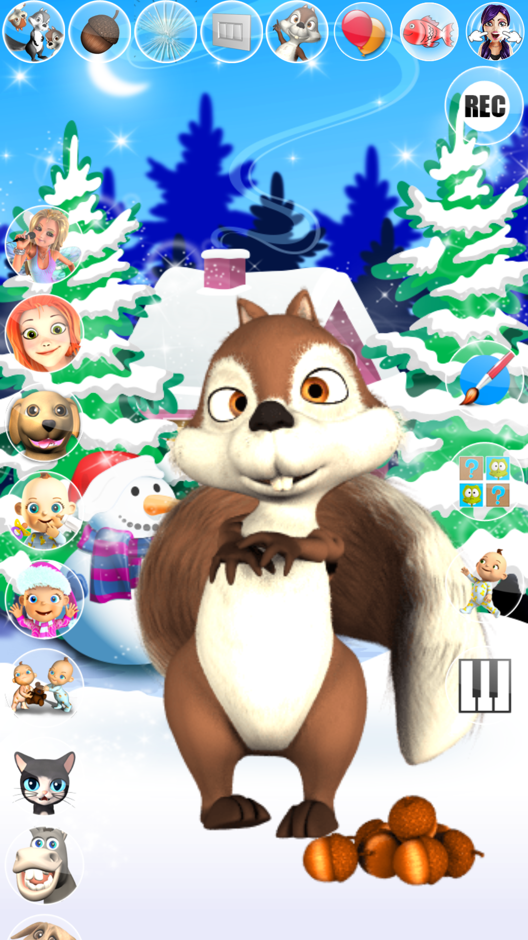 Talking Squirrel Frozen Forest (Free):Amazon.com:Appstore for Android