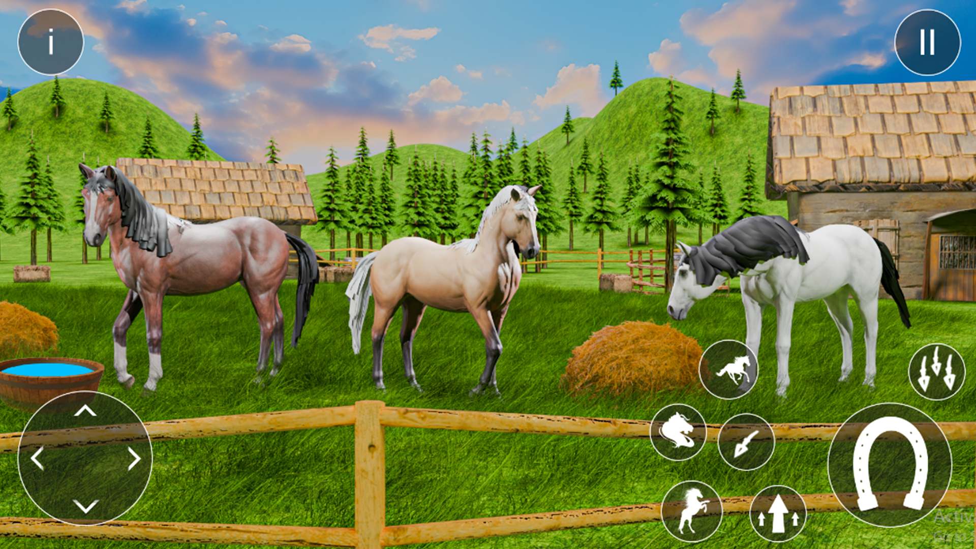 Virtual Horse Family Wildlife Simulator: Wild Horse Games Sim Survival ...