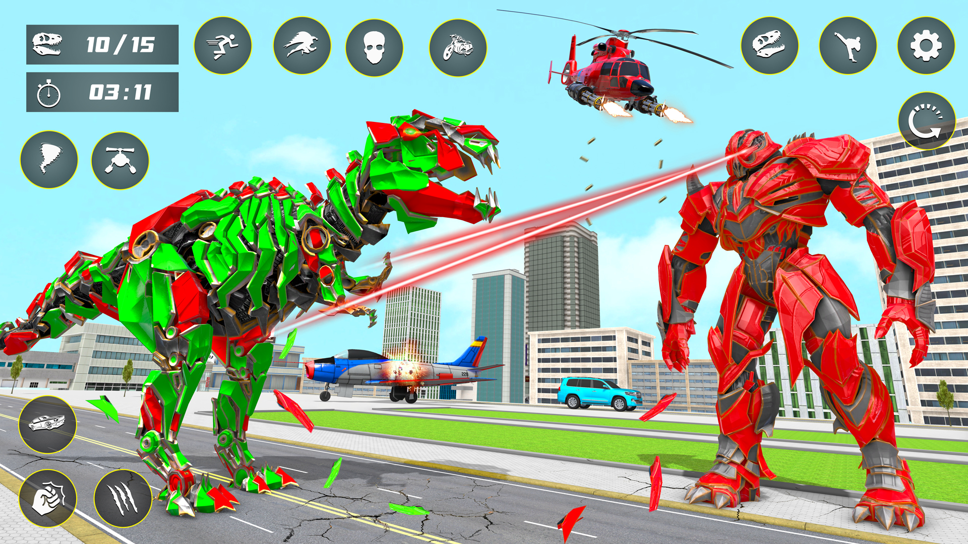Dino Transform Car: Flying Robot Games - Flying Dino Mech Warriors Battle Games - App on Amazon ...