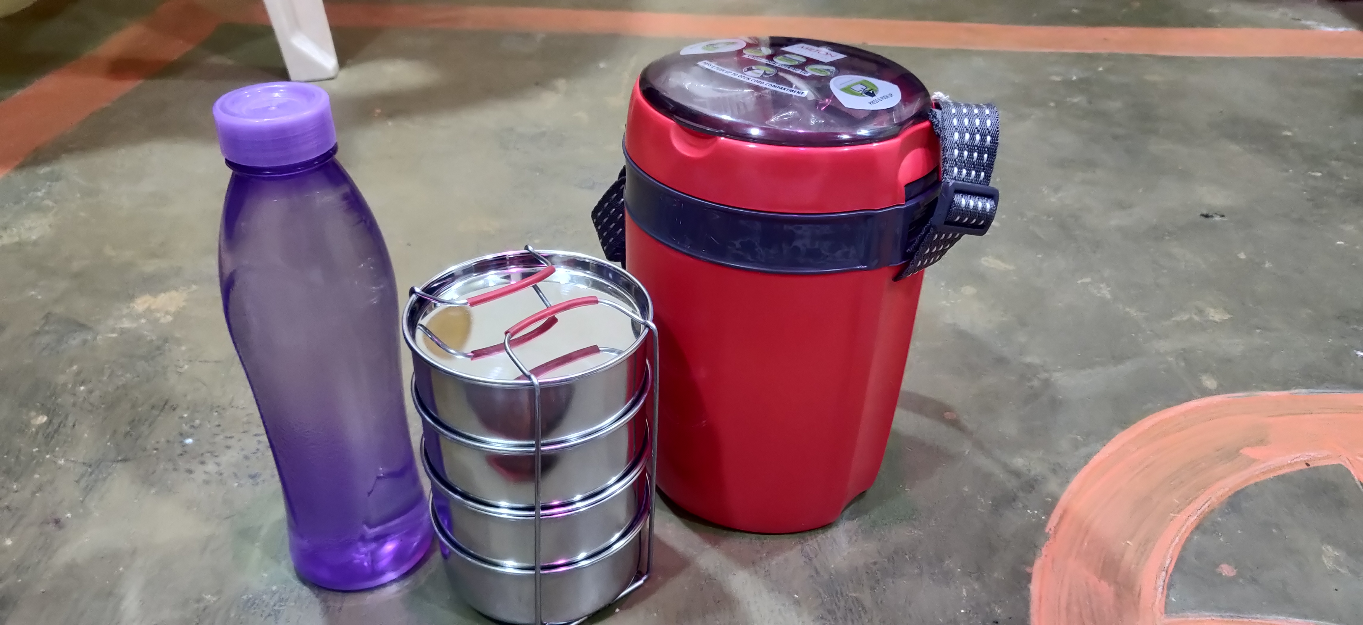 Buy Milton Futron Electric Lunch Box, (4 Containers, 360 ml Each), Red ...