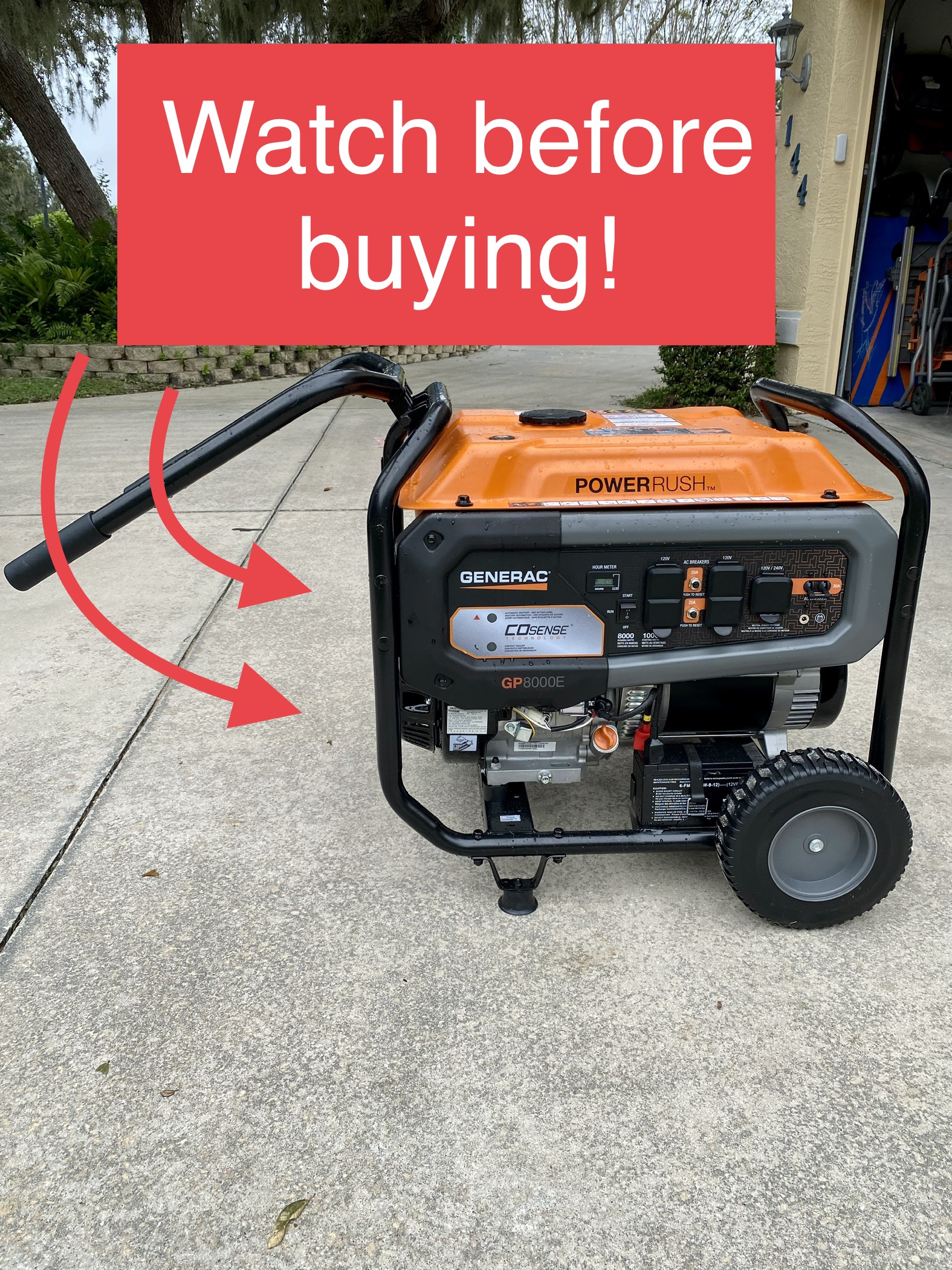 Watch Honest review of Generac generator after Hurricane on Amazon Live