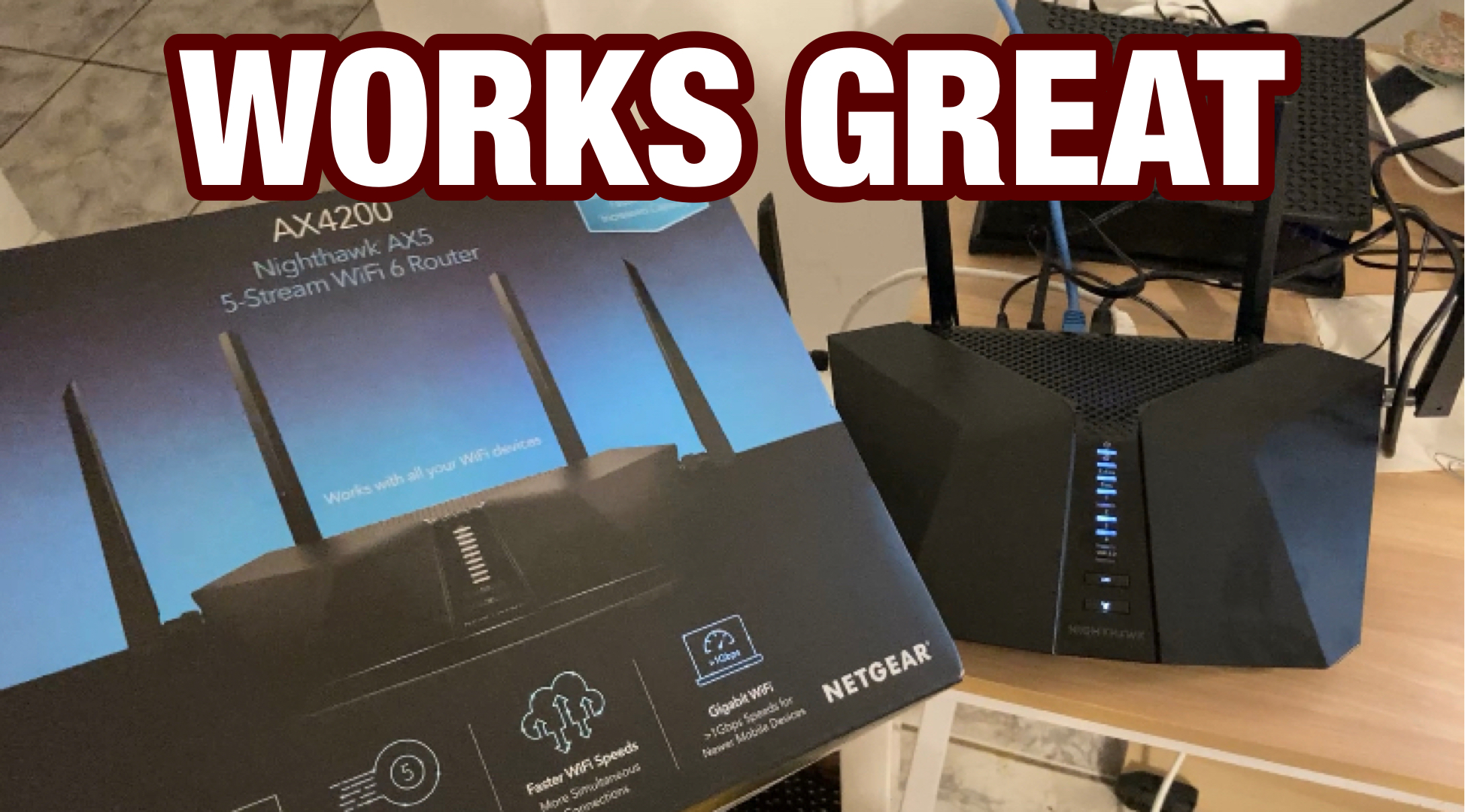 Watch NETGEAR Nighthawk WiFi 6 Router Review on Amazon Live
