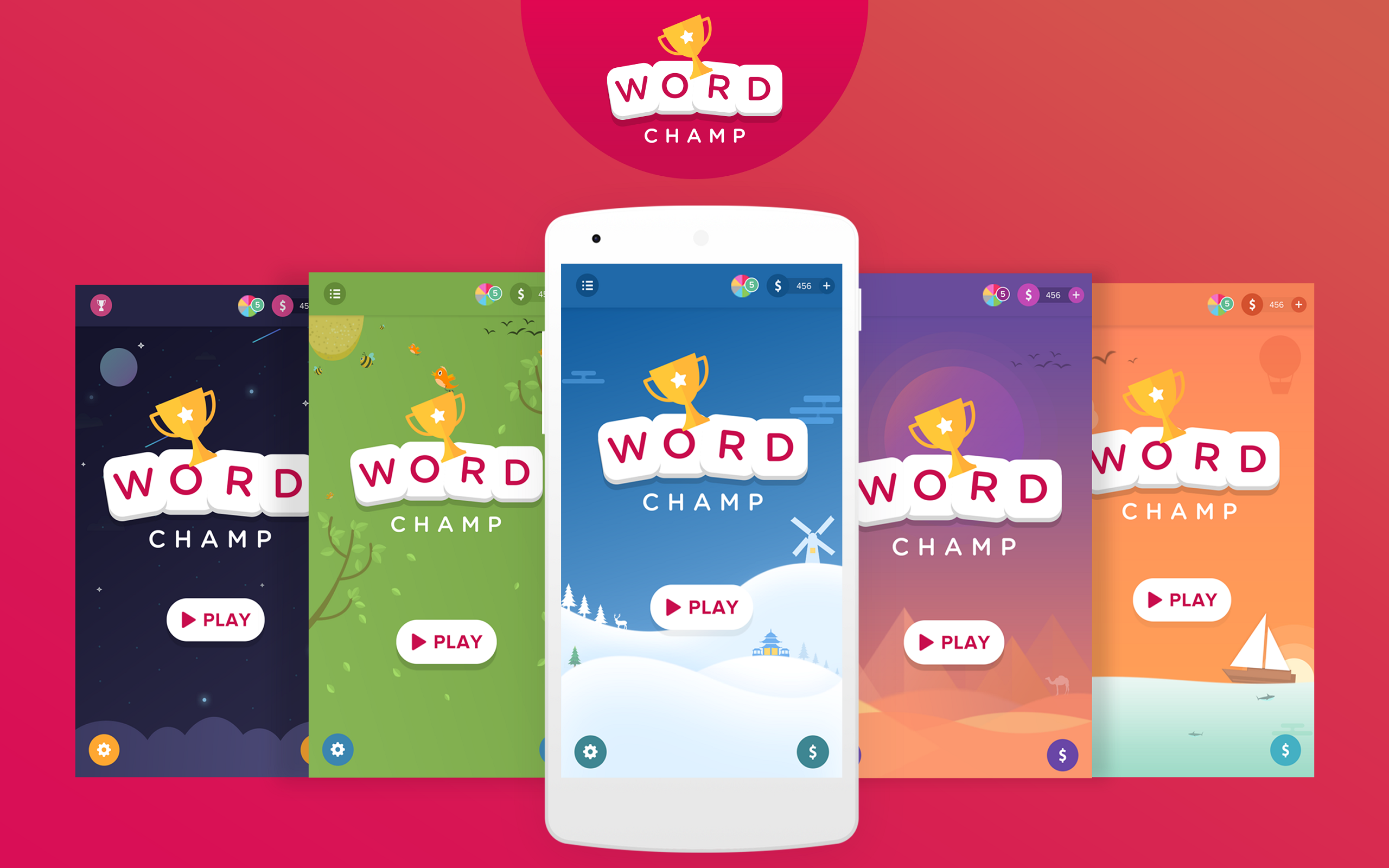 Word Champ - Free Word Games & Word Puzzle Games. Ad Free Word Game ...