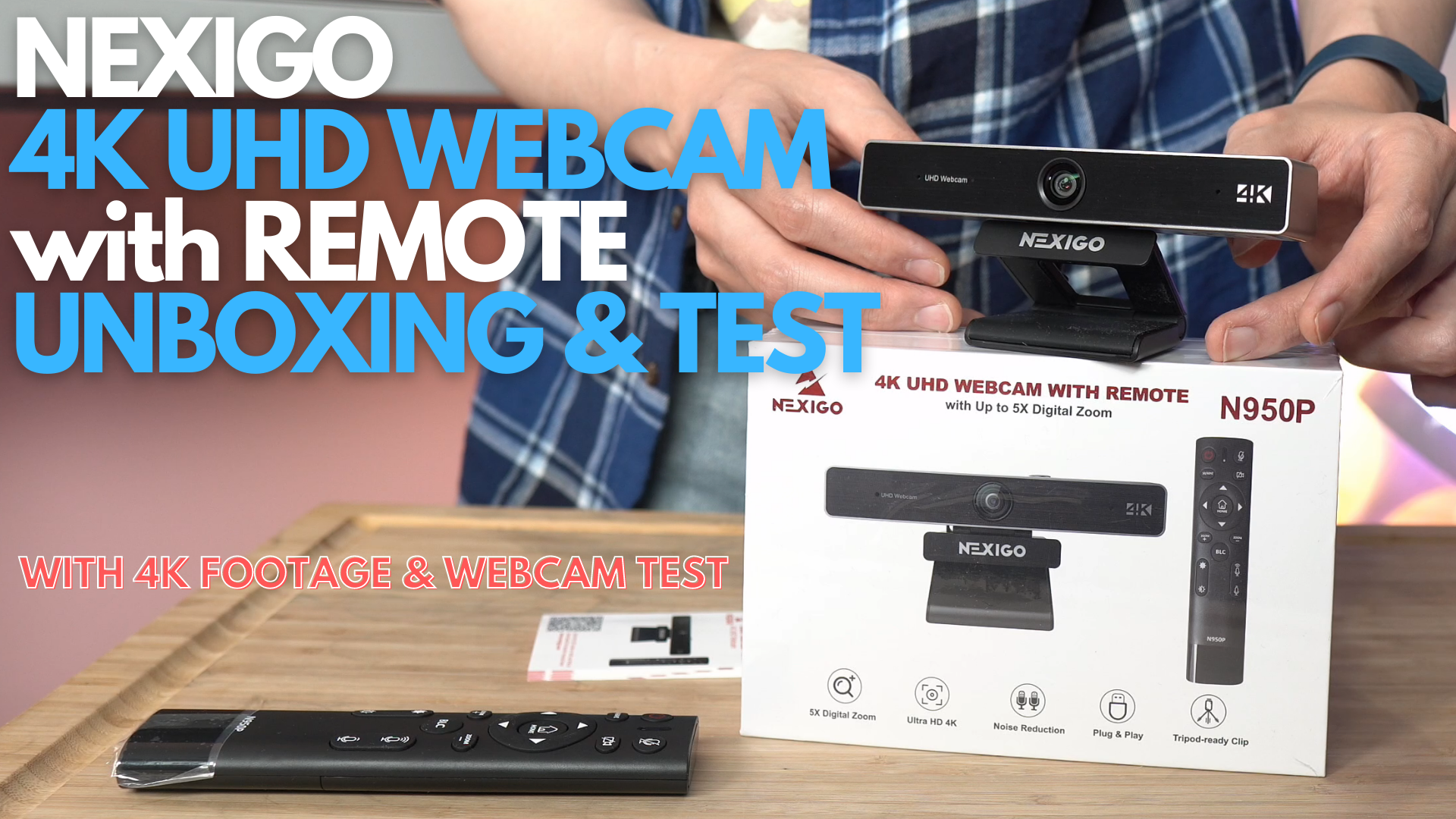 Watch NEXIGO 4K UHD WEBCAM - I test it for you. Watch on Amazon Live