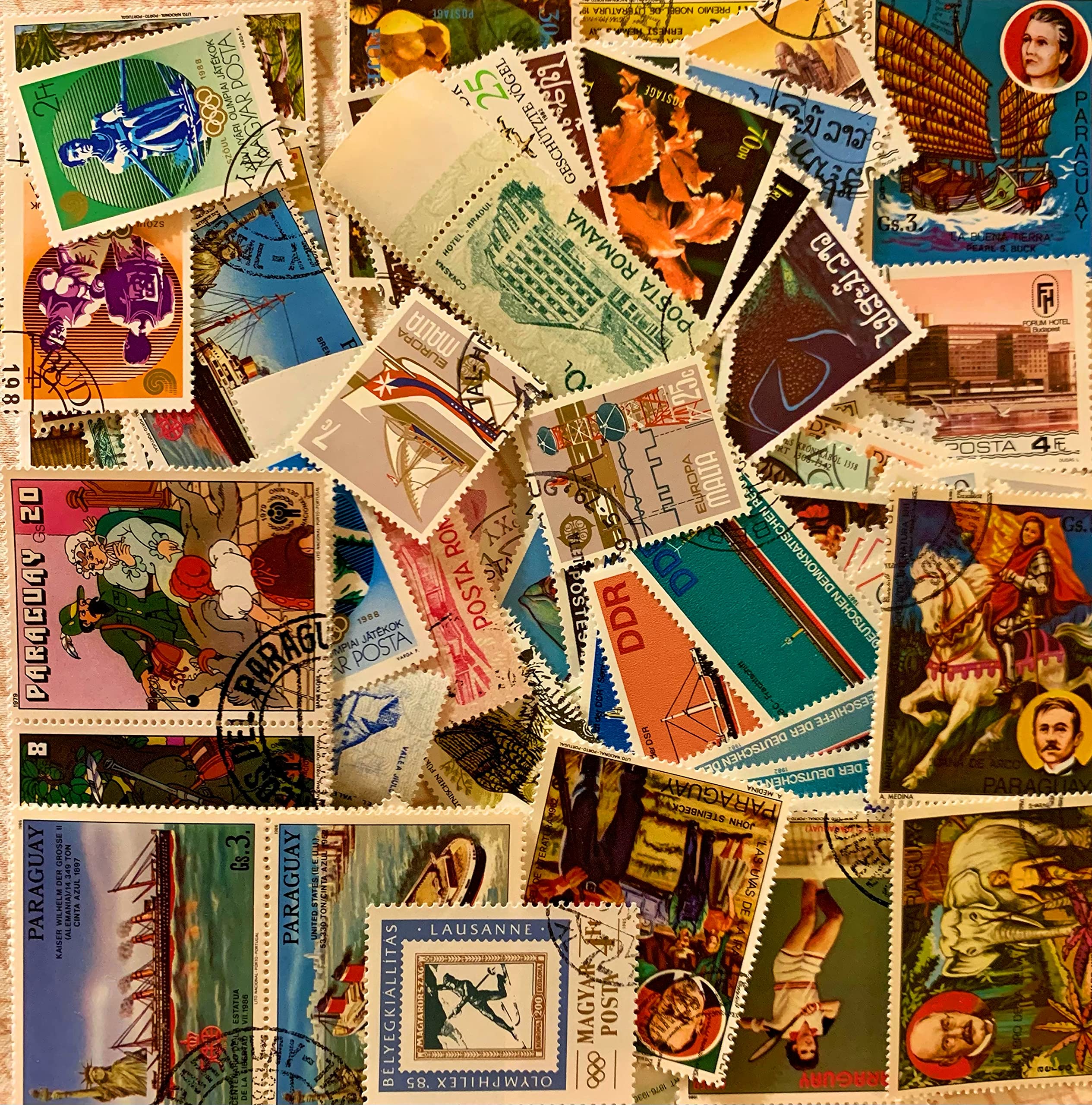 Amazon.com: All World 200 Various Special Stamps (Stamps for Collectors ...