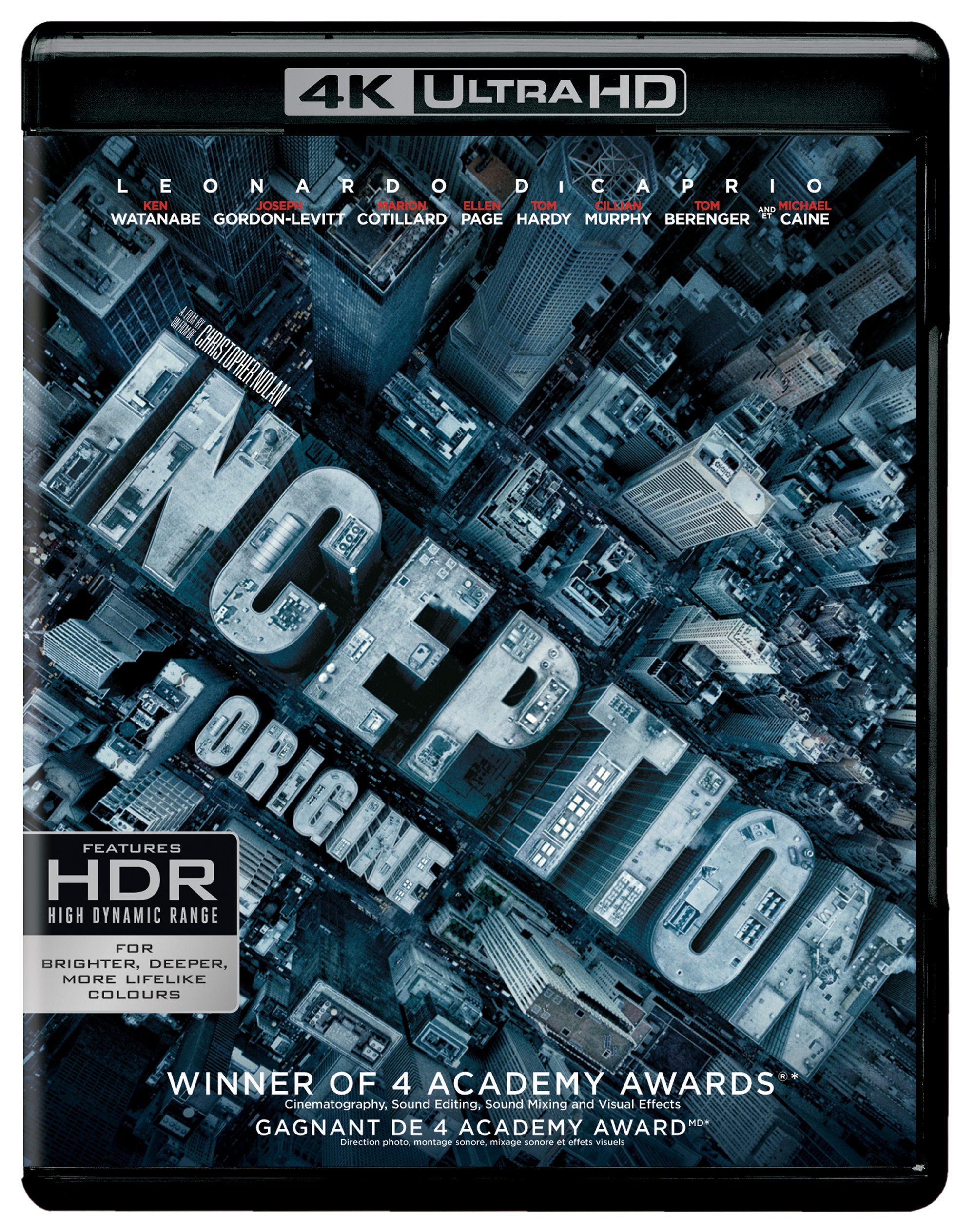 Inception (Bilingual/4K Ultra HD/BD) [Blu-ray]: Amazon.ca: Chris ...