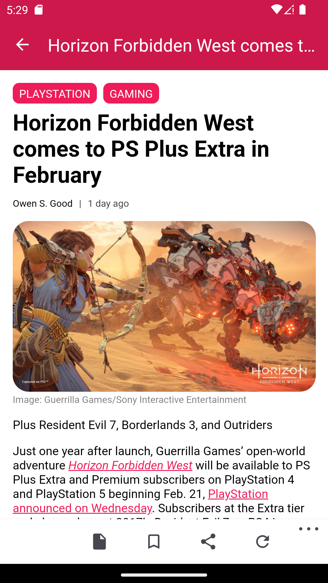 Aplicación Polygon Gaming Explorer en Amazon Appstore