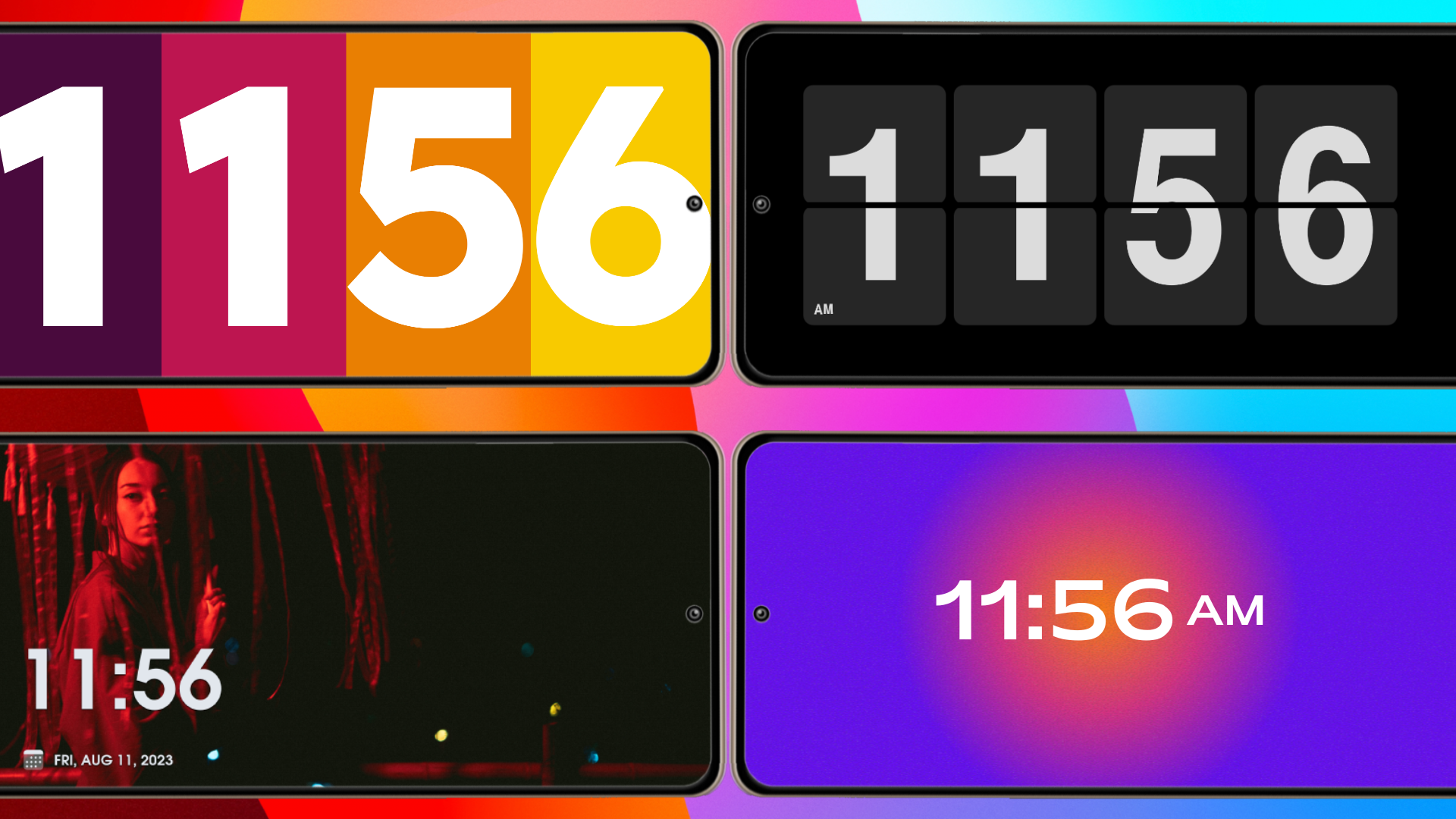 StandBy iOS Screensaver, Date & Time Display Wallpaper, TV Clock Wall ...