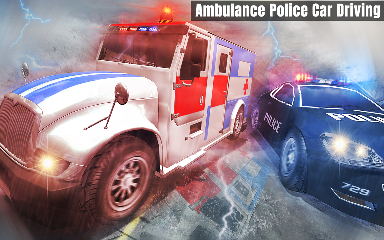 Ambulance Police Car Drift Rescue Driving Fun Game:Amazon.com:Appstore ...