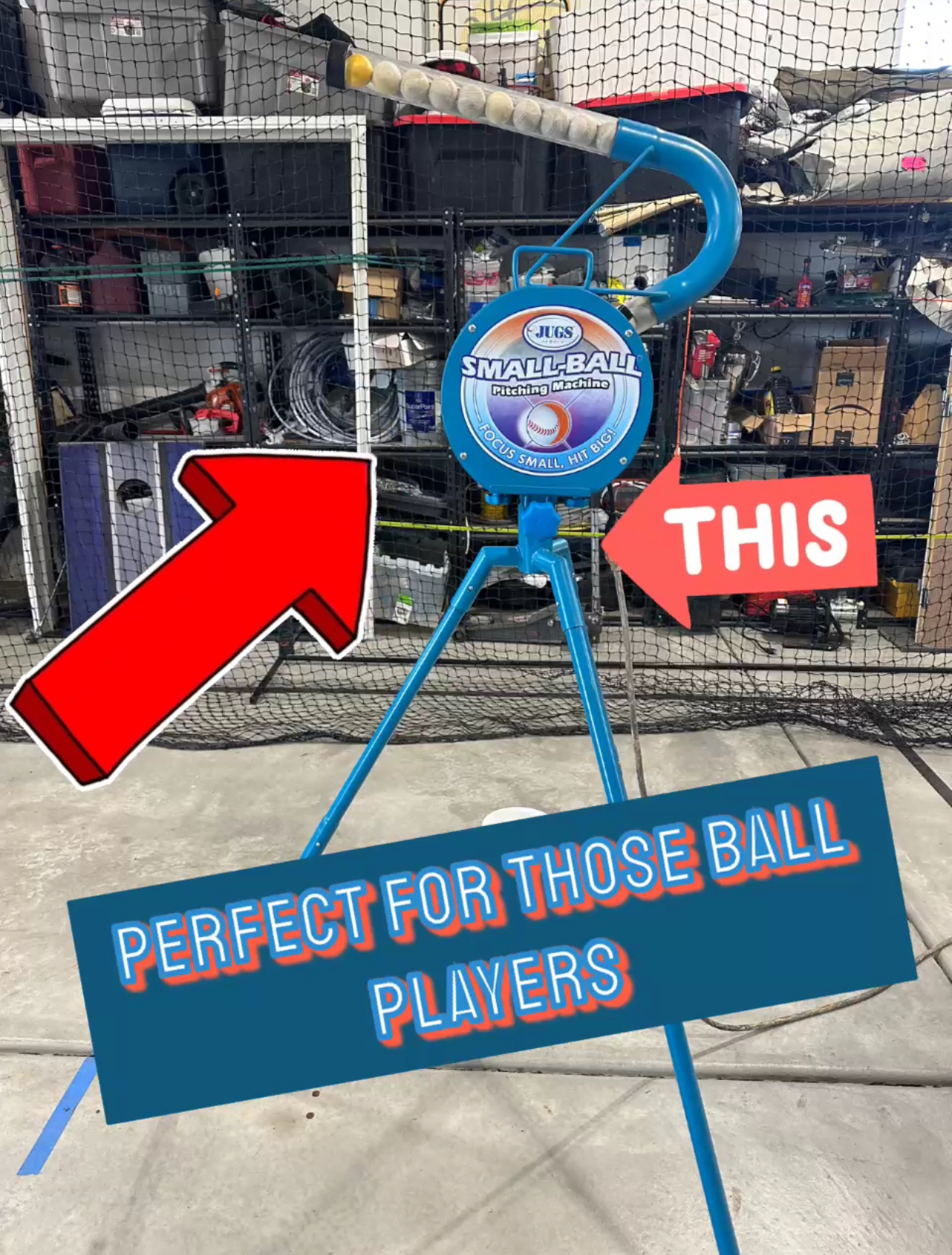 Watch Review-Jugs Small Ball Pitching Machine with 2 Dozen Small Balls ...