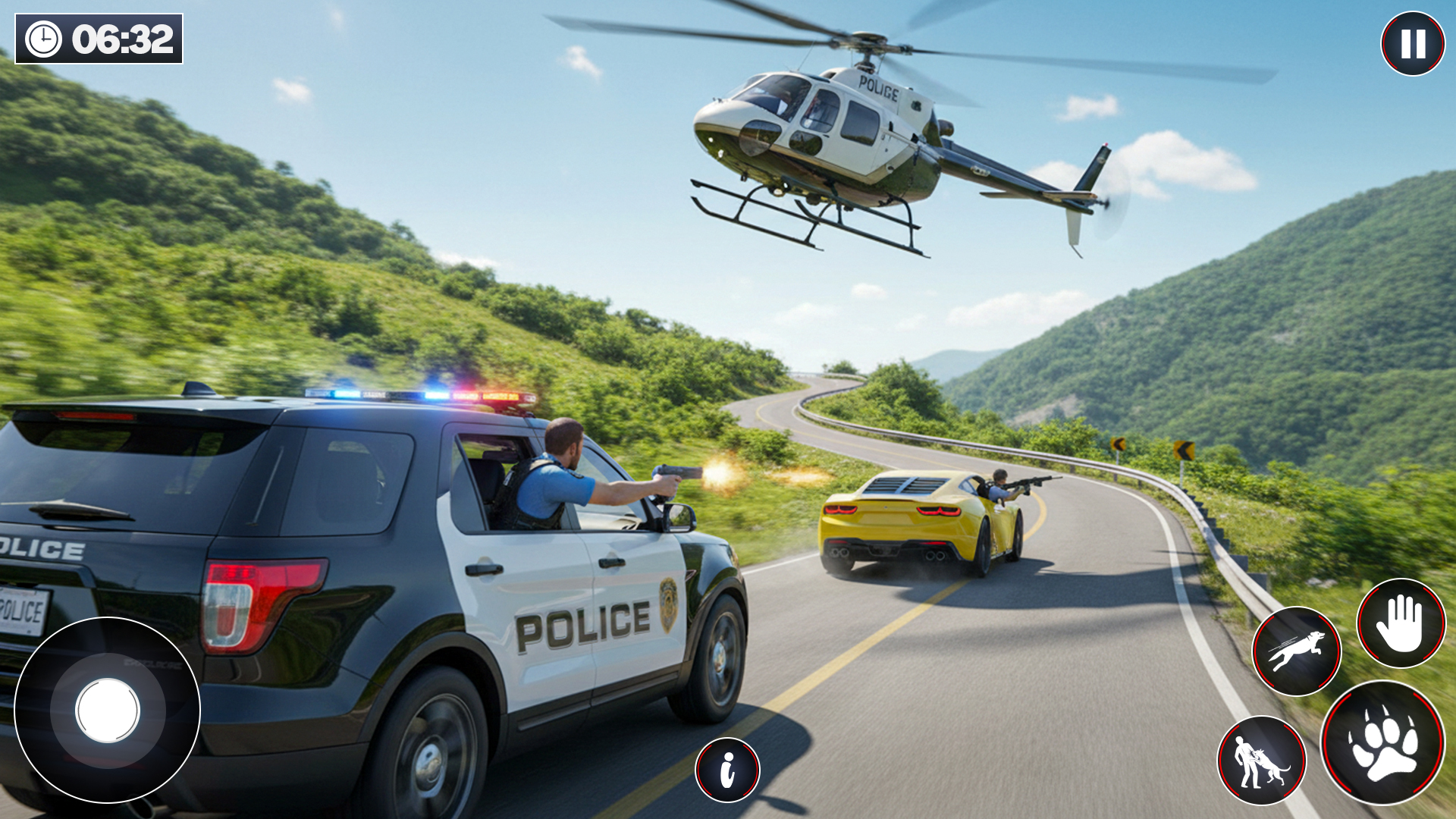 US Police Dog Simulator 3D City Gangster Chase Crime Detective Dog ...