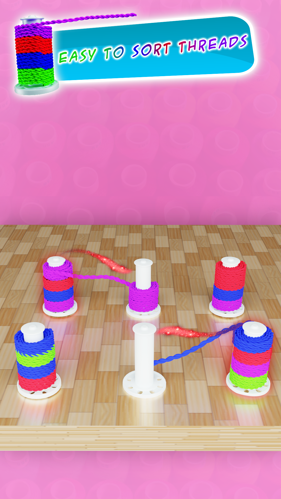 Thread Sort Color Puzzle - Knit Sorting Game - App on Amazon Appstore
