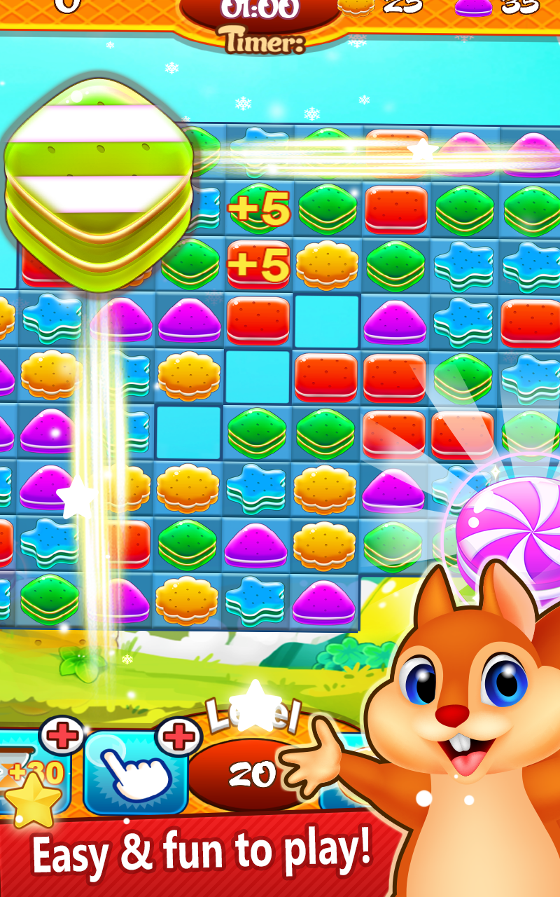 Cookie Crush Match 3 Game Free Puzzle Games - New Cookie Blast 2018 for ...